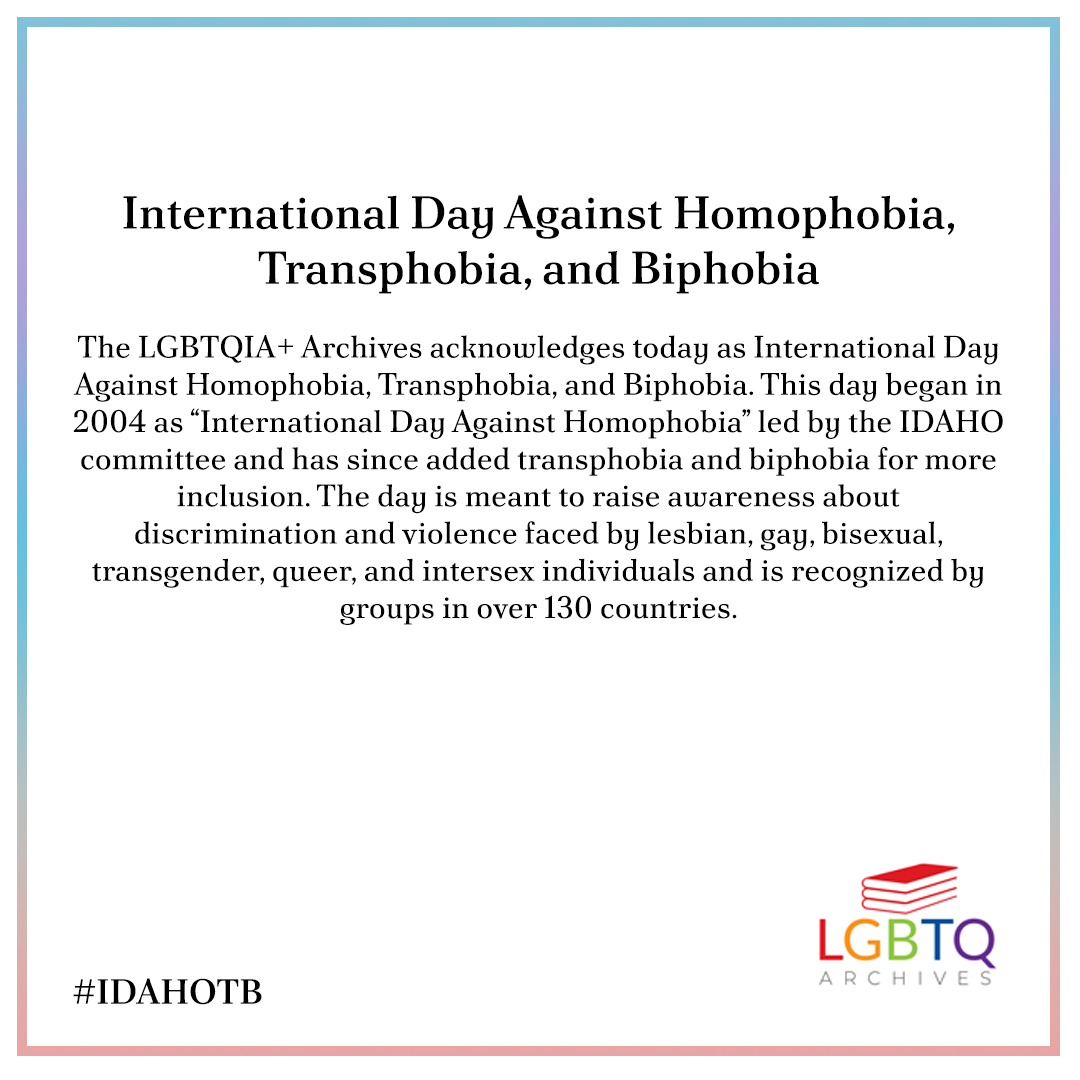 LGBTQIA+ Archives (@archivelgbt@mstdn.social) - Mastodon 🐘