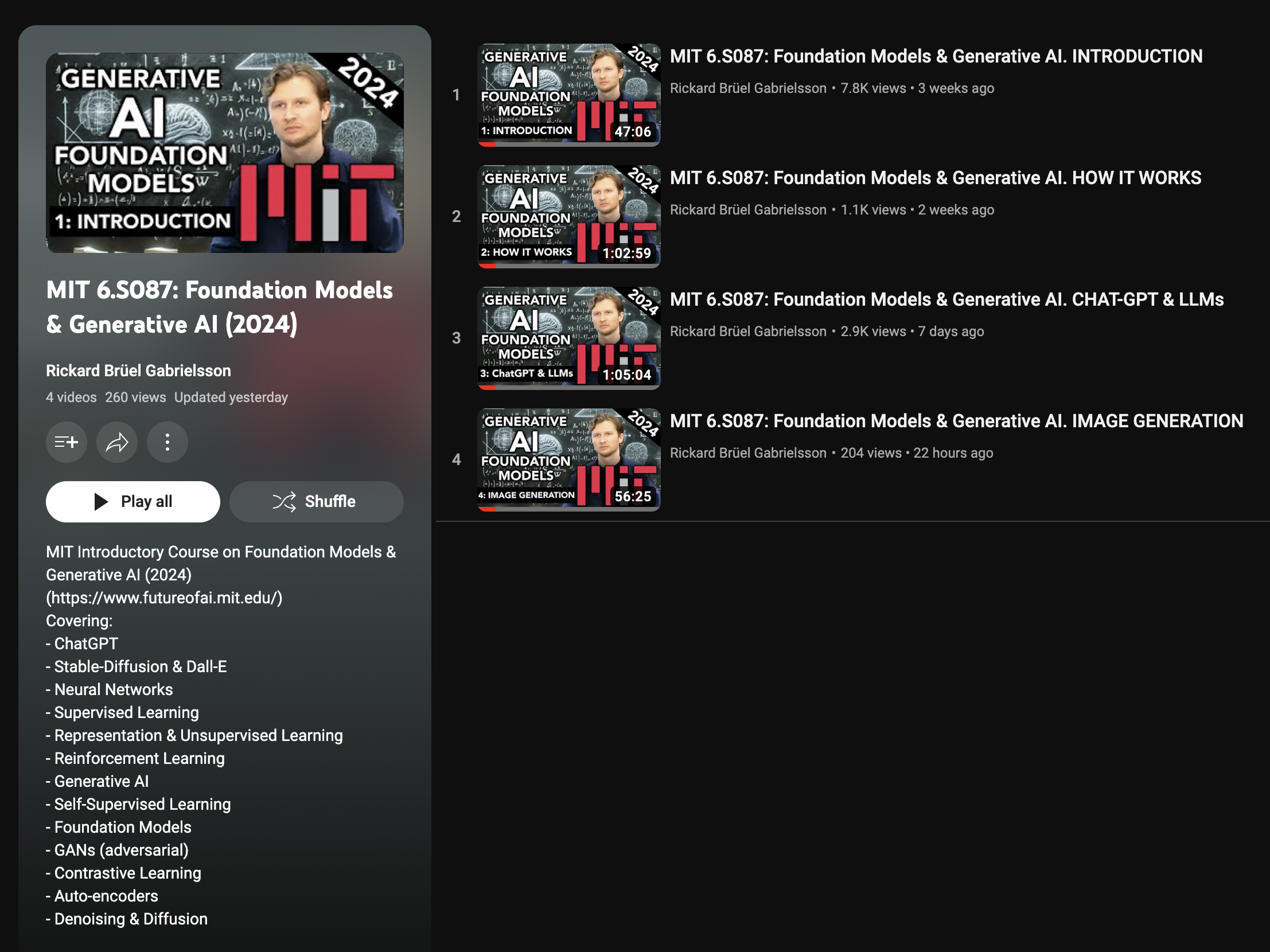 Rami Krispin :unverified:: "(1/2) Foundation Models & Generative AI ...