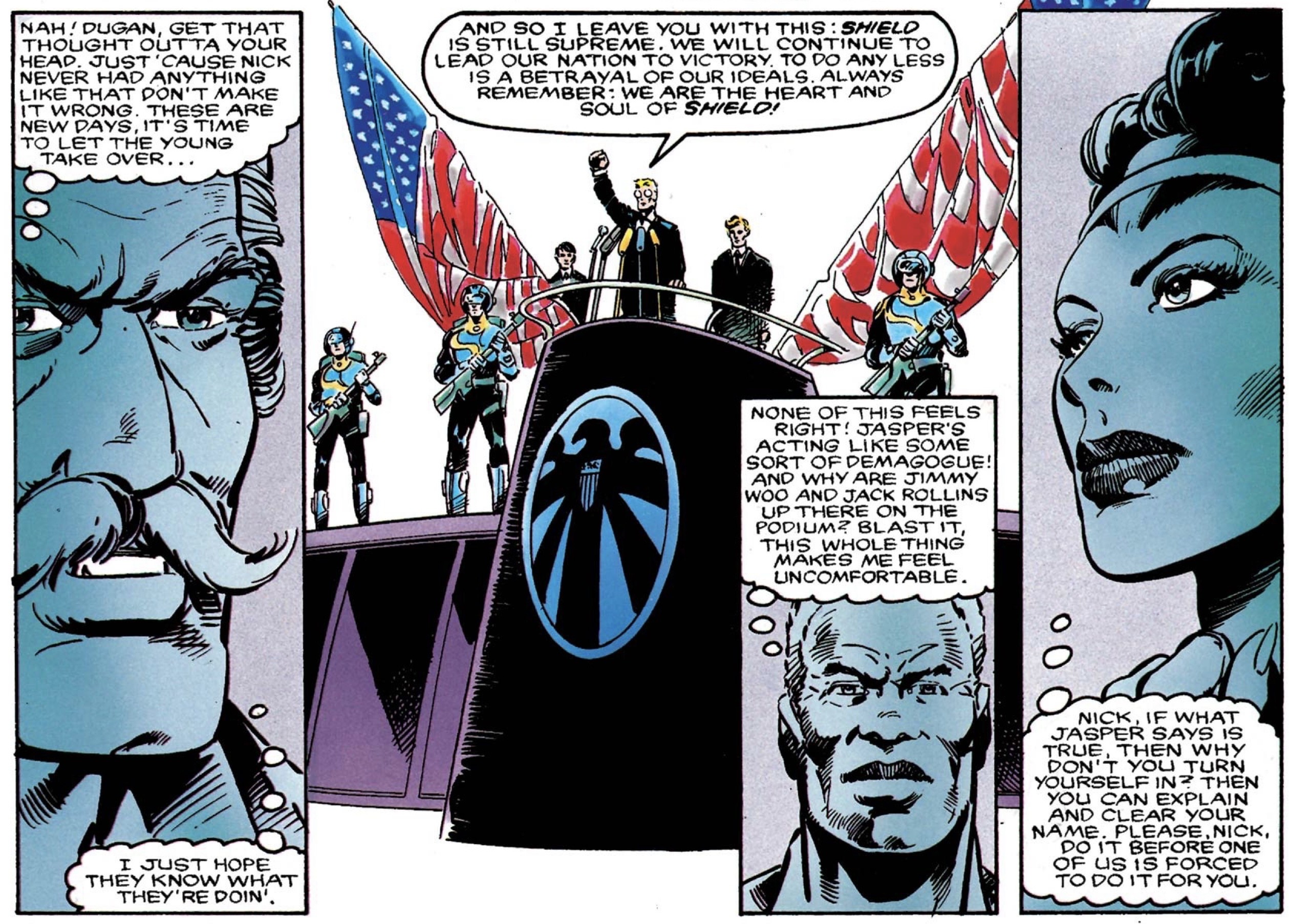 Marvel Daily Art: "Jasper Sitwell has been named as the new Director ...